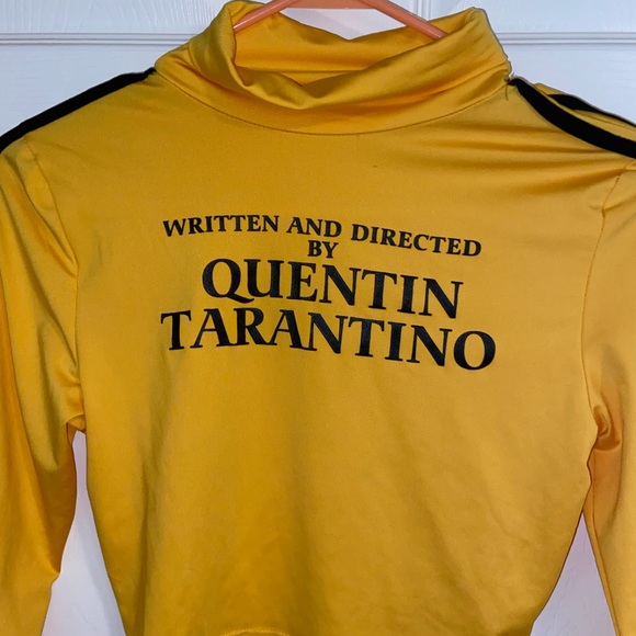 Tops | Quentin Tarantino Yellow Cropped Turtle Neck | Poshmark